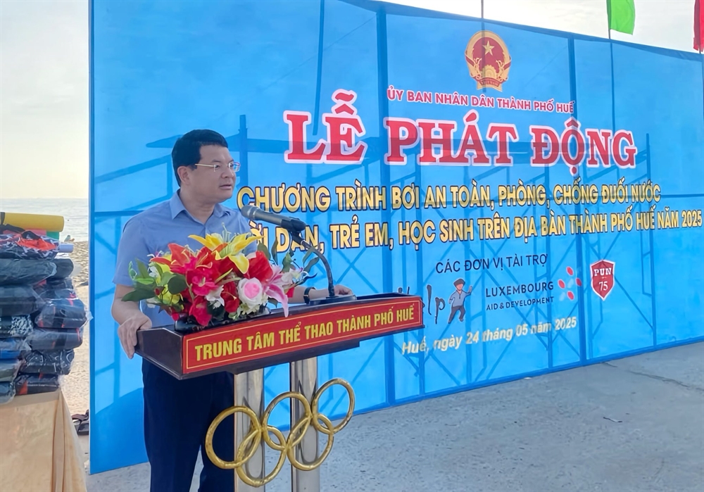 Phát động chương trình bơi an toàn, phòng chống đuối nước