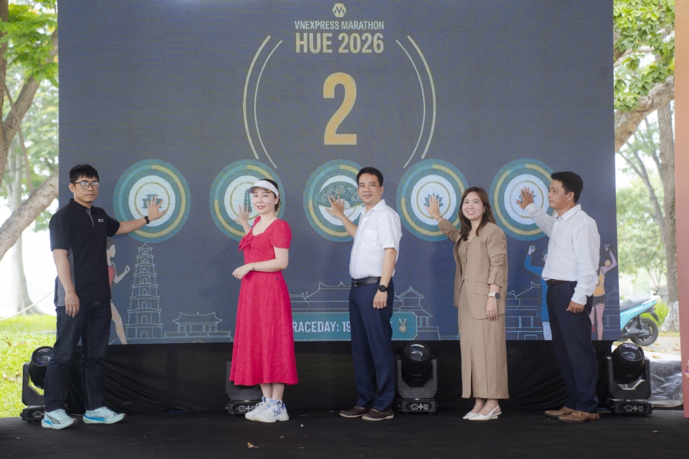 Khai mạc VnExpress Marathon Huế 2026: Hấp dẫn hành trình “Chạy giữa di sản”